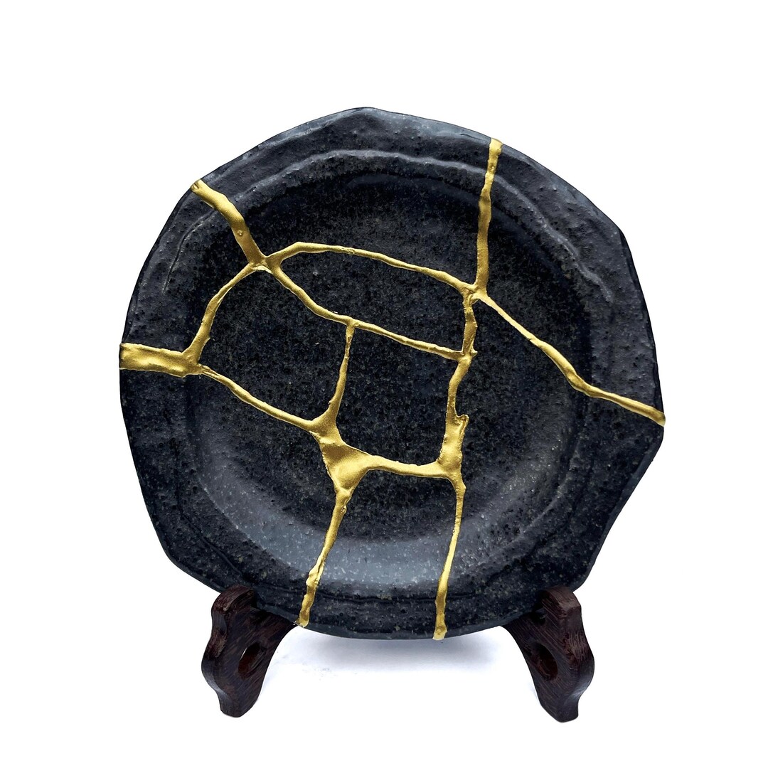 Include Wood Stand ,kintsugi Gifts, Kintsugi Bowl, Japanese Art in ...