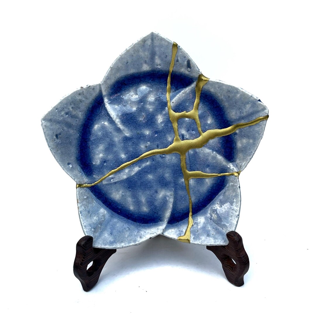 Include Wood Stand ,kintsugi Gifts, Kintsugi Bowl, Japanese Art in ...