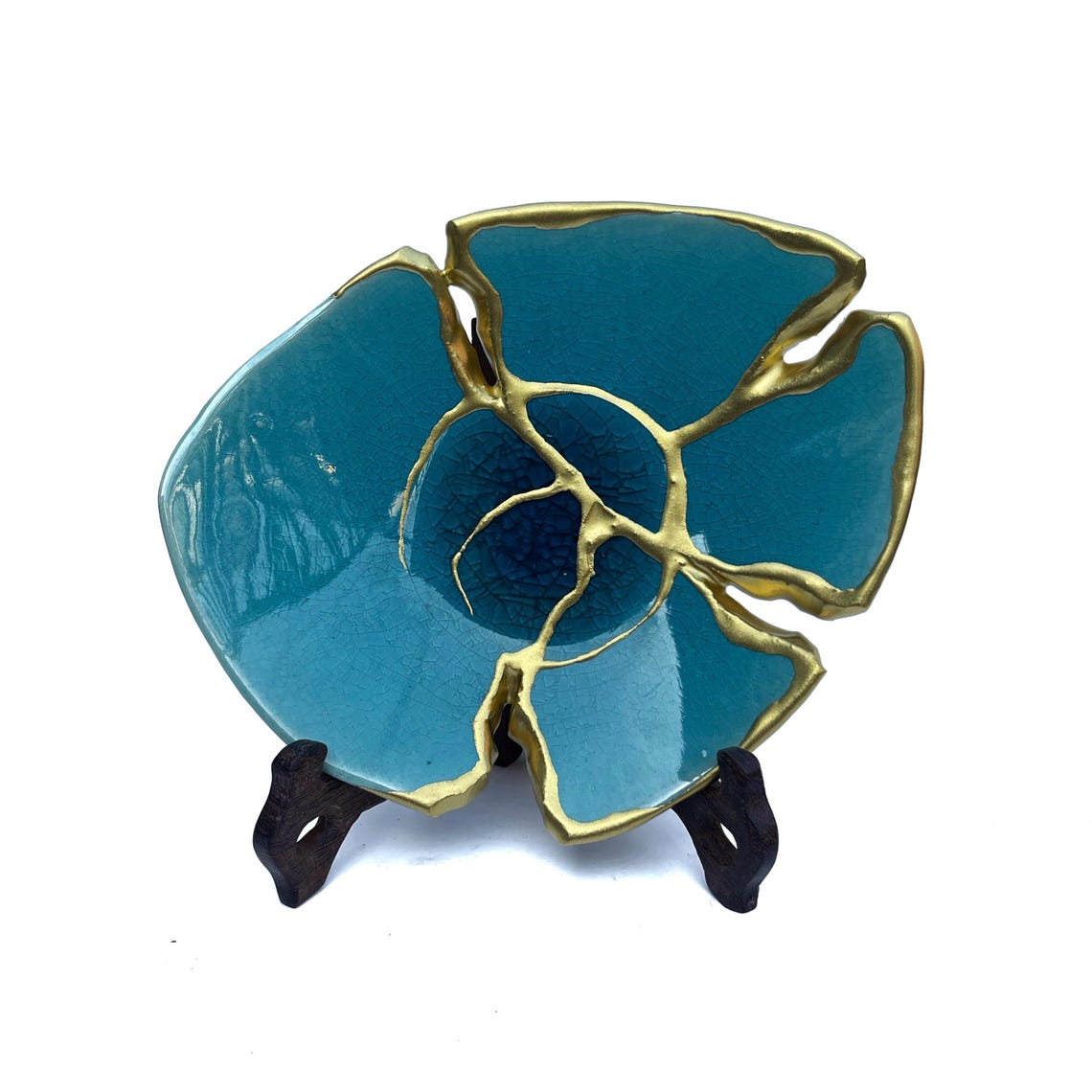 Include Wood Stand ,kintsugi Gifts, Kintsugi Bowl, Japanese Art in ...