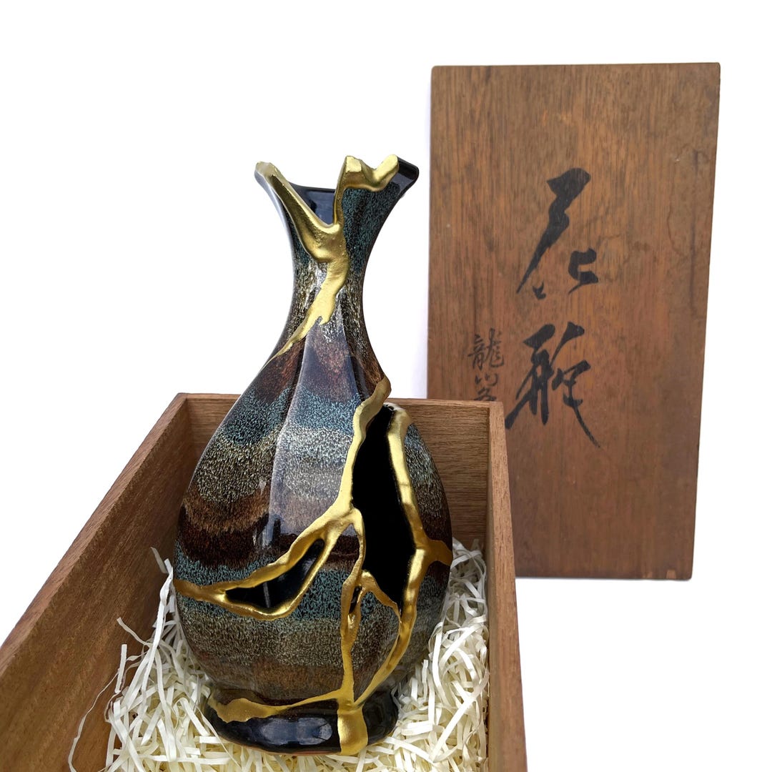 Include Wood Box ,kintsugi Gifts, Kintsugi Bowl, Japanese Art in ...