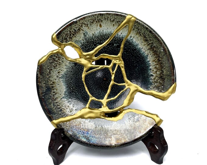 Include Wood Stand ,kintsugi Gifts, Kintsugi Vase, Japanese Art in ...