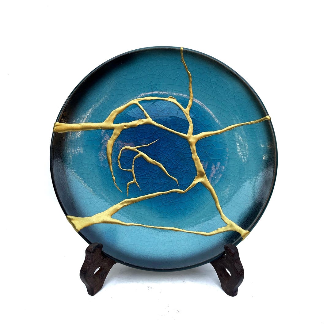 Include Wood Stand ,kintsugi Gifts, Kintsugi Bowl, Japanese Art in ...