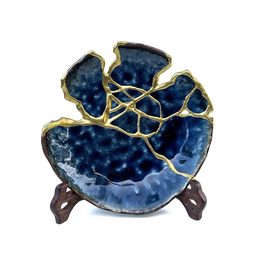 Include Wood Stand ,kintsugi Gifts, Kintsugi Bowl, Japanese Art in ...