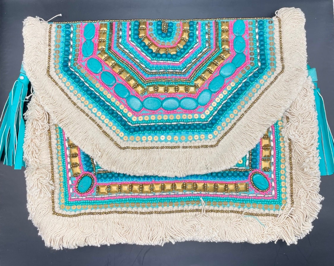 The ANNIE Bag (pink and Blue) - Etsy