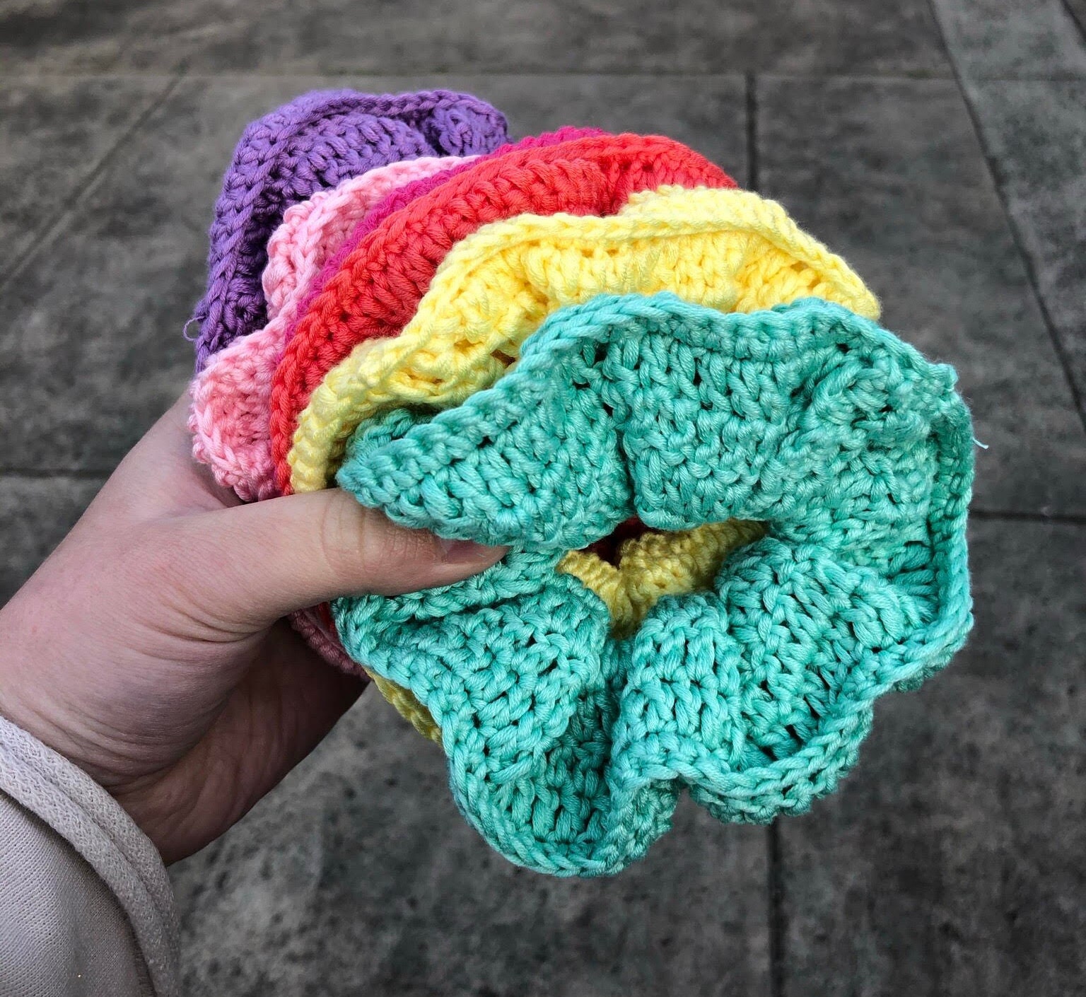 Extra Large Crochet Scrunchie Pattern -beginner Friendly ...