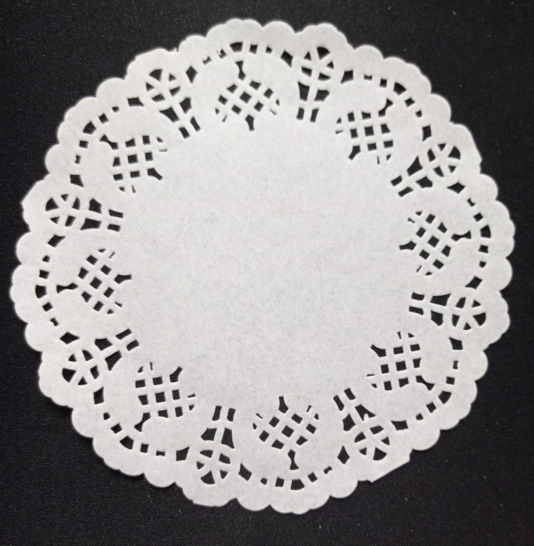 Napperons En Papier Moyen Modèle 11,5 Cm De Diamètre (X5 Unités) - Etsy