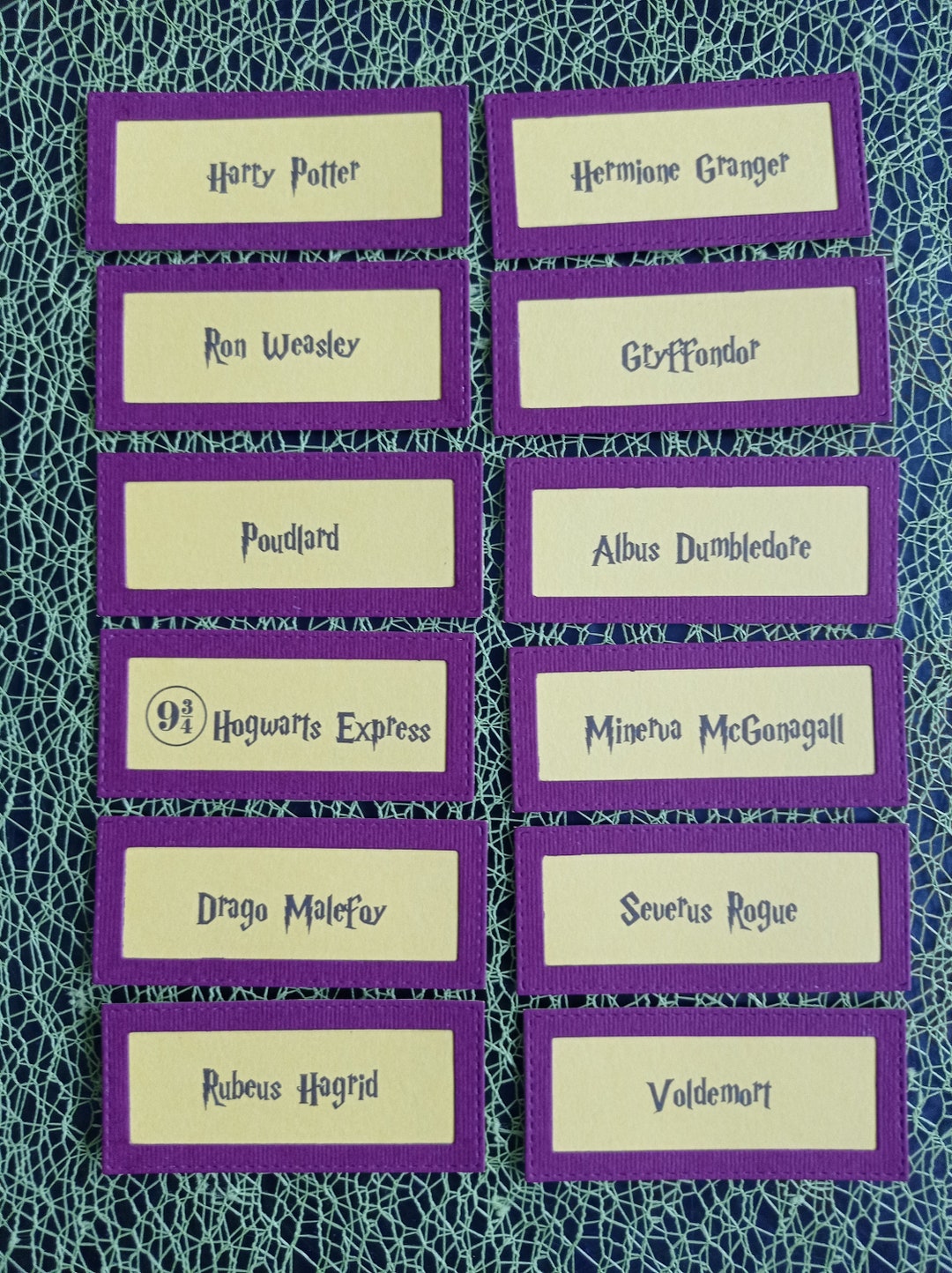 Theme Labels: Harry Potter Cardstock 220 G/m2 - Etsy