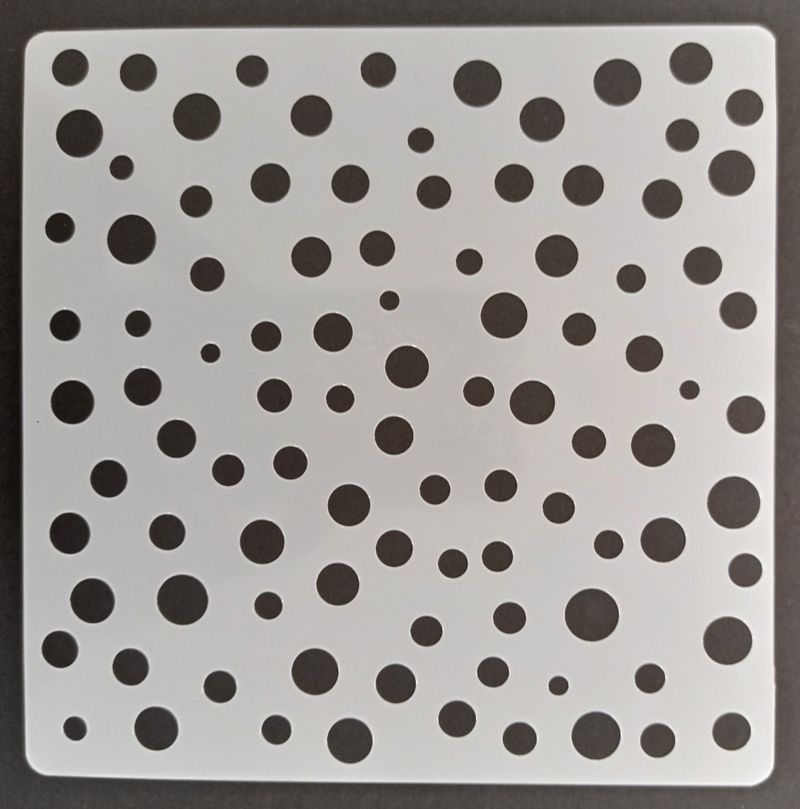 Semi-rigid Stencil With a Circle Pattern - Etsy