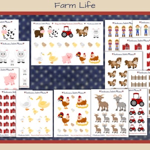 Farm Life Stickers Barnyard Animals Pigs Sheep Horses - Etsy
