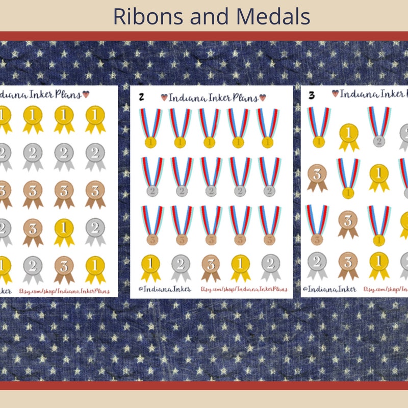 1st, 2nd, and 3rd Award Ribbons - Etsy