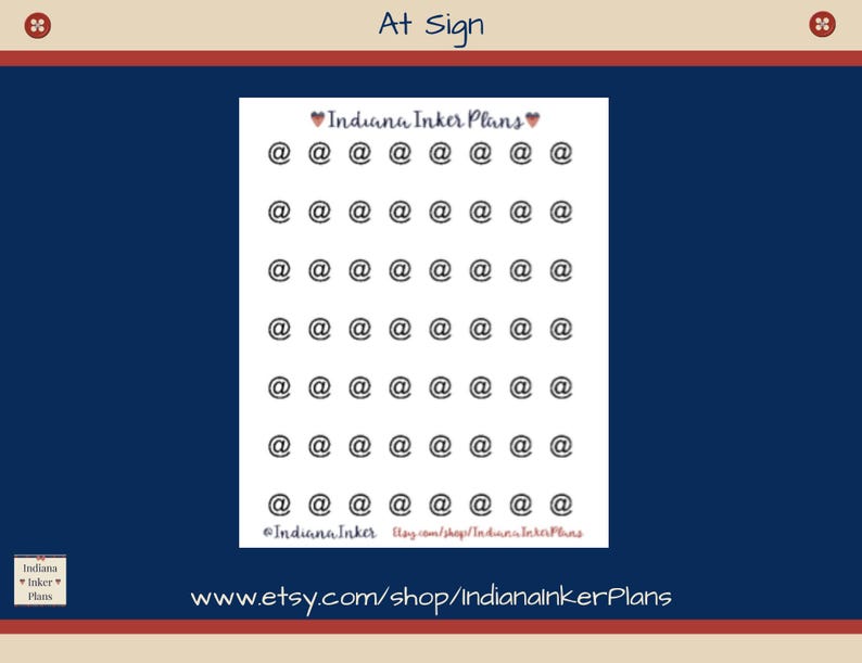 Symbol Script Stickers, Ampersand, Hashtag, Percent Sign, Dollar Sign ...