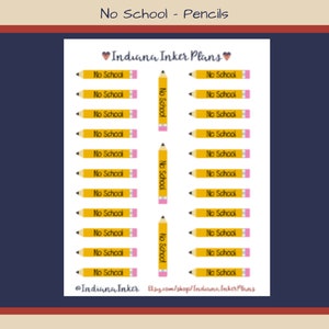 No School Stickers, Planner Stickers, Scrapbooking, School Stickers ...