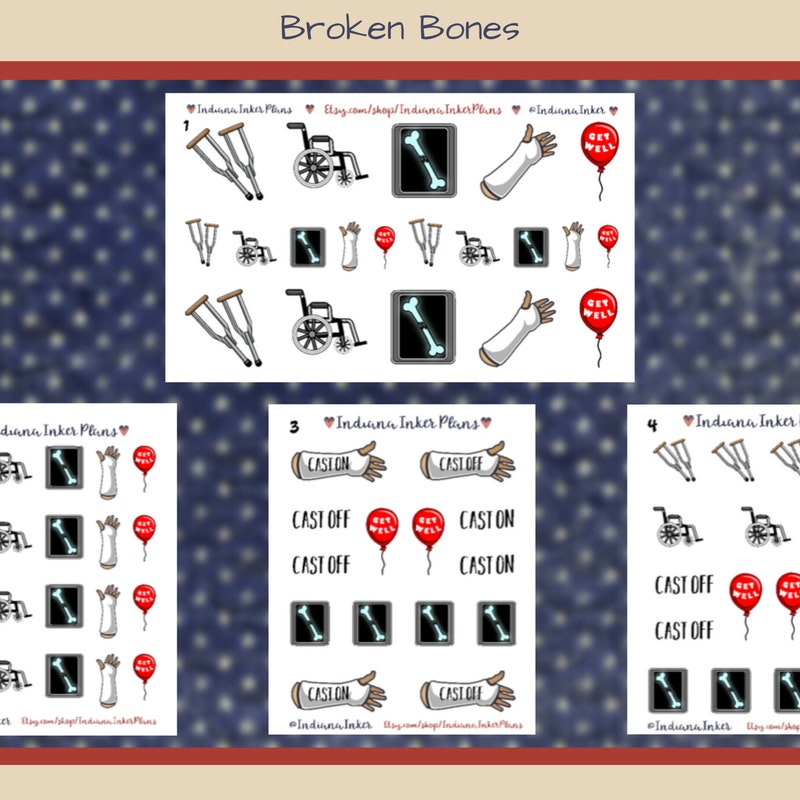 Broken Leg Card - Etsy