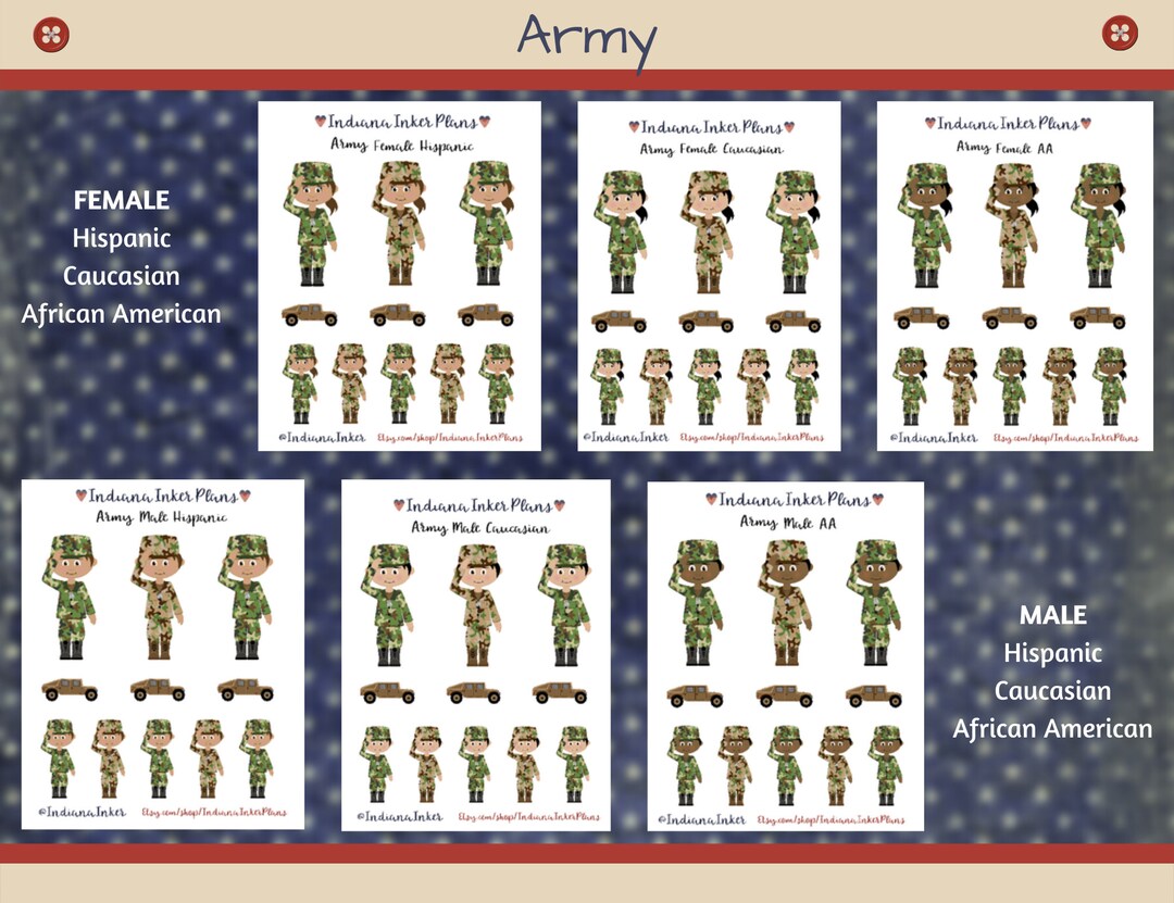 Military Stickers, AR, Combat, Planner Stickers, Military, Uniform ...