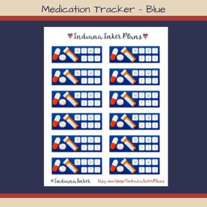 Medication Tracker Planner Stickers, Prescription Stickers, Medical ...