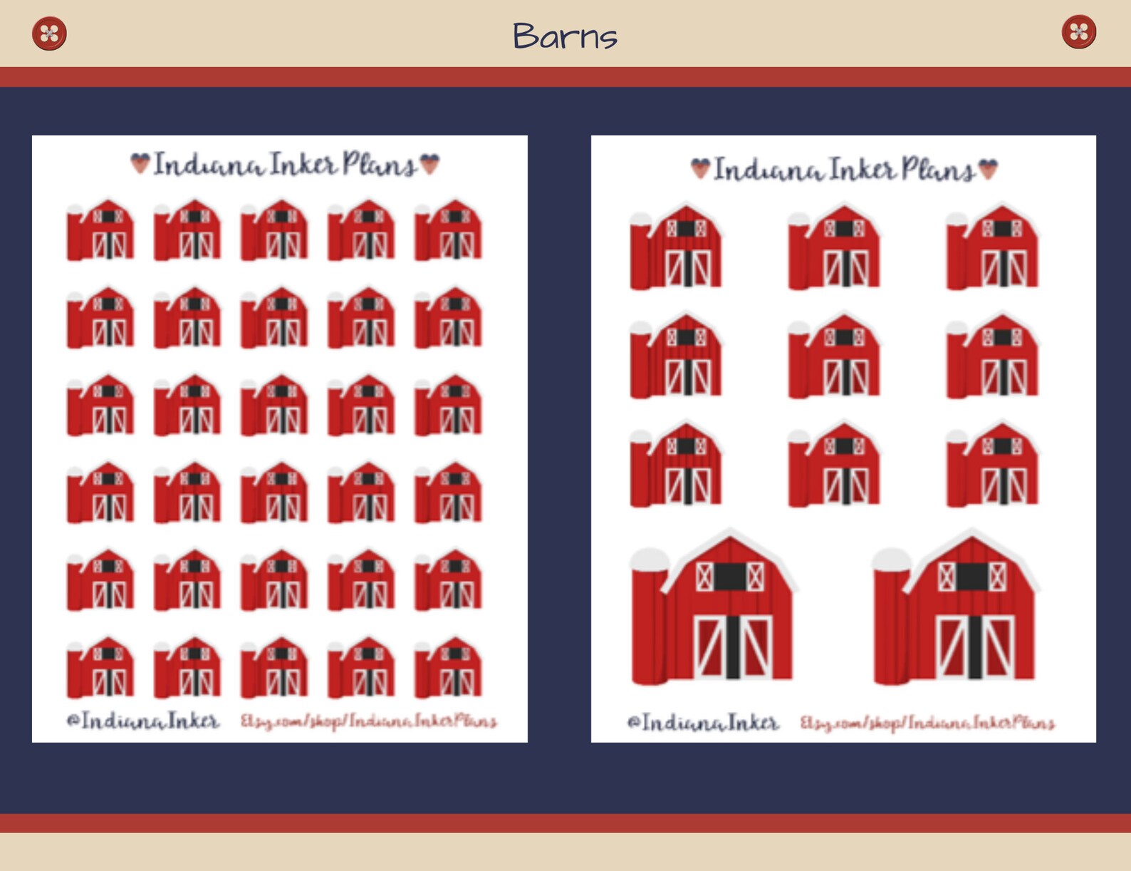 Farm Life Stickers Barnyard Animals Pigs Sheep Horses - Etsy