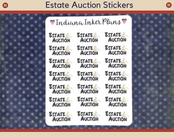 Auction Stickers - Etsy