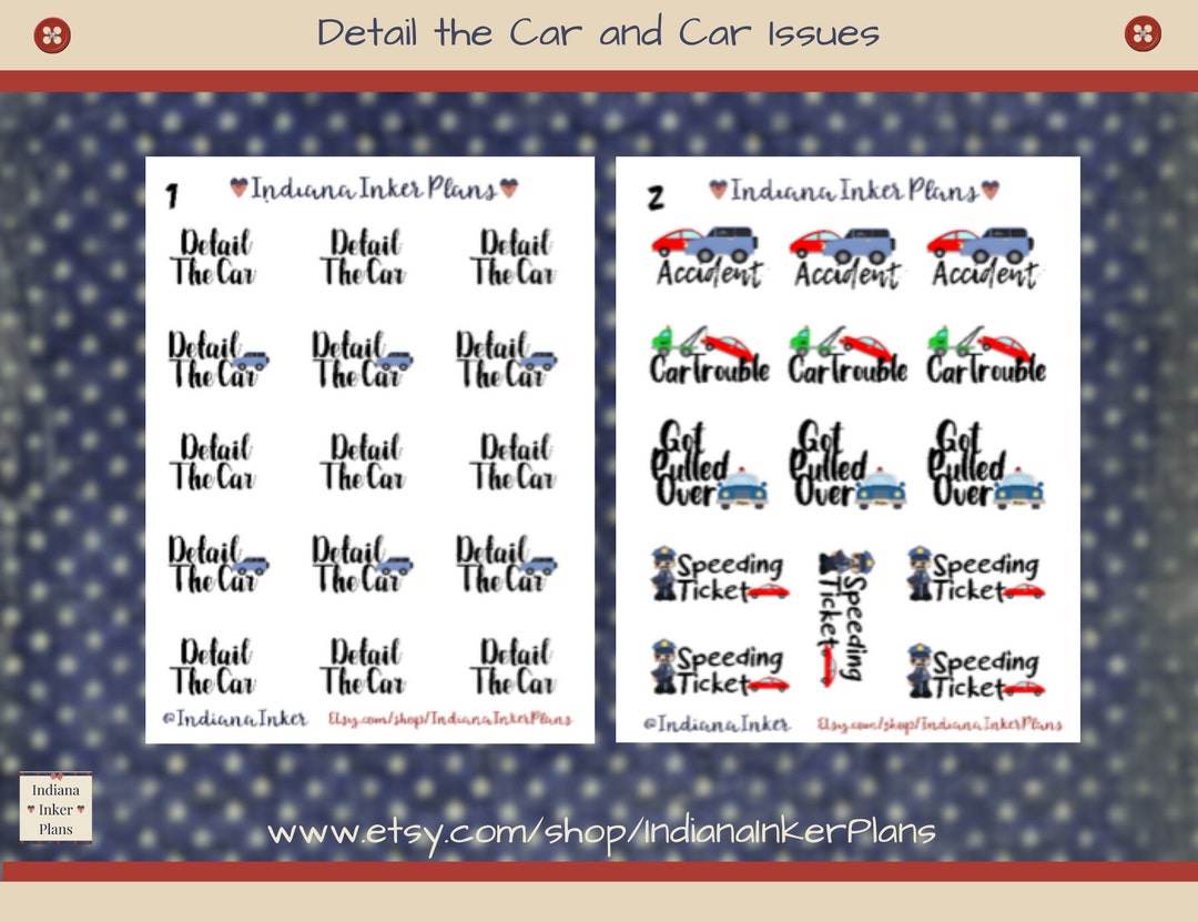 Car Accident Sticker, Car Trouble, Got Pulled Over, Speeding Ticket ...