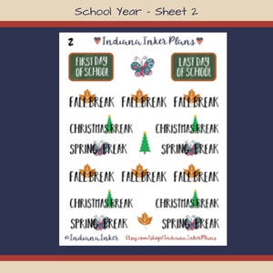 School Year Stickers, First Day of School, Last Day of School, Fall ...