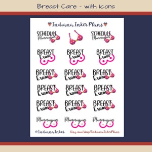 Breast Care Stickers, Medical, Breast Exam, Mammogram - Etsy