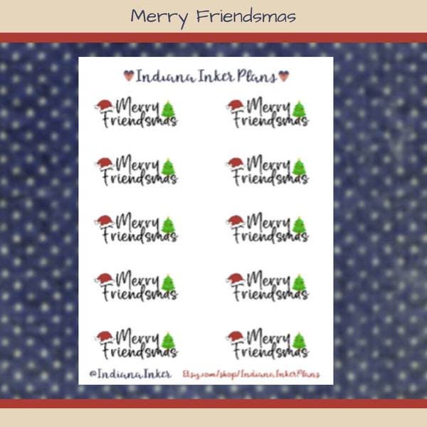 Friendsmas - Etsy