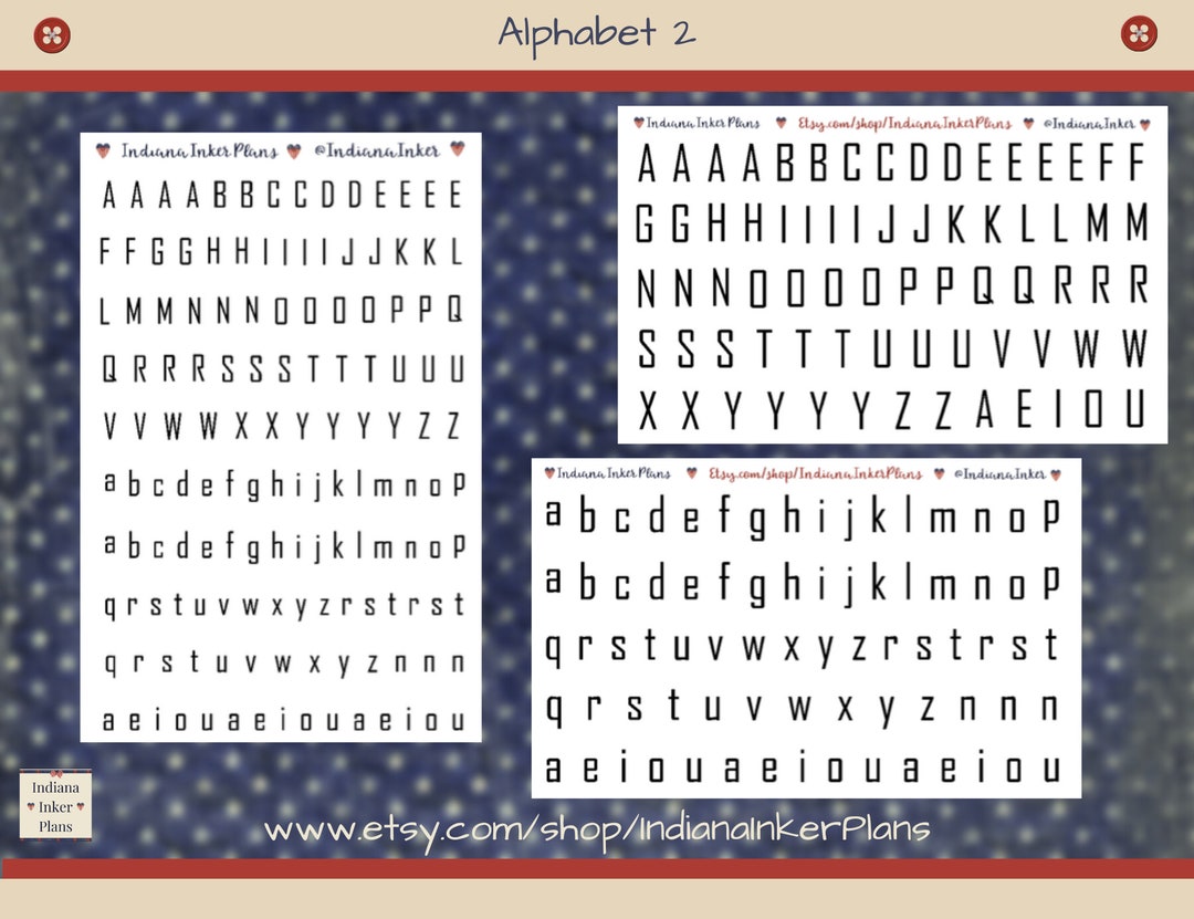 Black Alphabet Stickers, Thin Letters, Paper Stickers, Uppercase ...