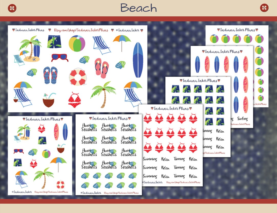 Beach Stickers, Vacation, Hunt Seashells, Surf Boards, Deco, Beach ...