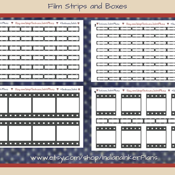 Sticker Strips - Etsy