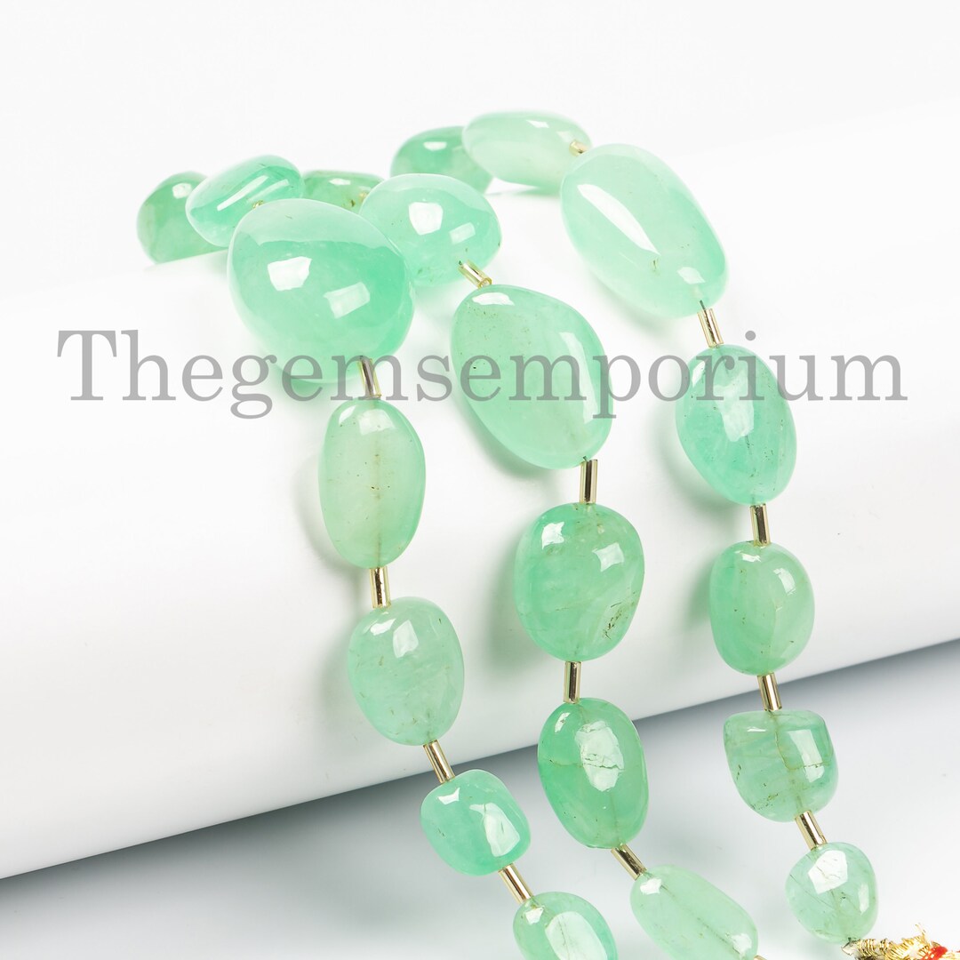 AAA Quality Russian Emerald Nugget Beads, Russian Emerald Beads ...