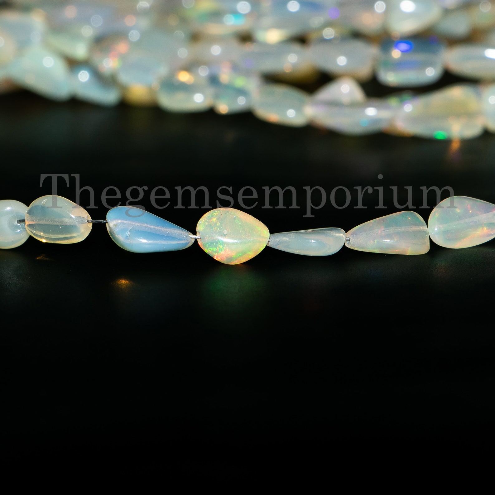 Natural Ethiopian Opal Plain Nugget Gemstone Beads Ethiopian | Etsy