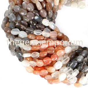 Multi Moonstone Plain Smooth Oval Beads, Moonstone Oval Beads, Multi ...