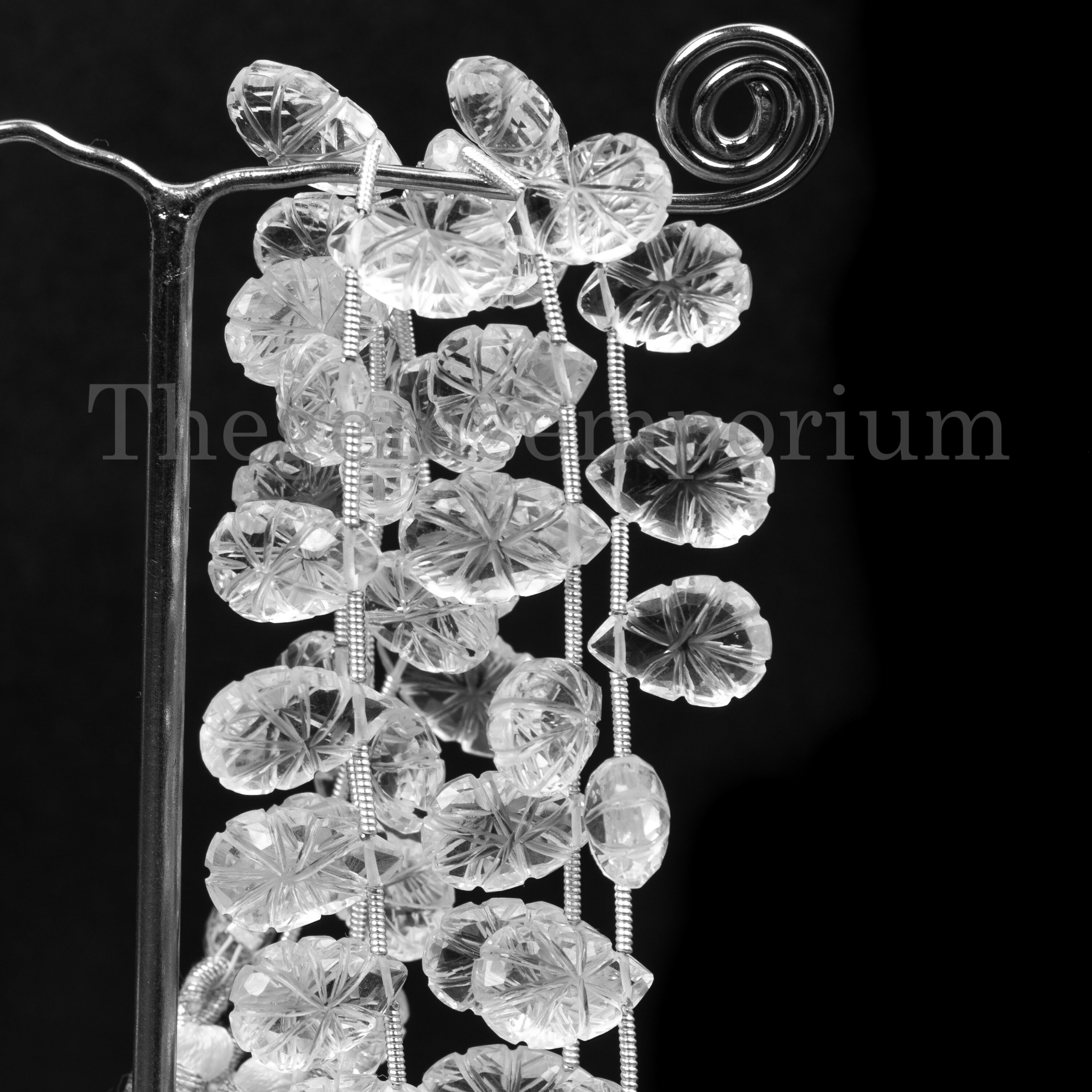 Extremely Rare Crystal Quartz Pear Cut Carving Beads - Etsy UK