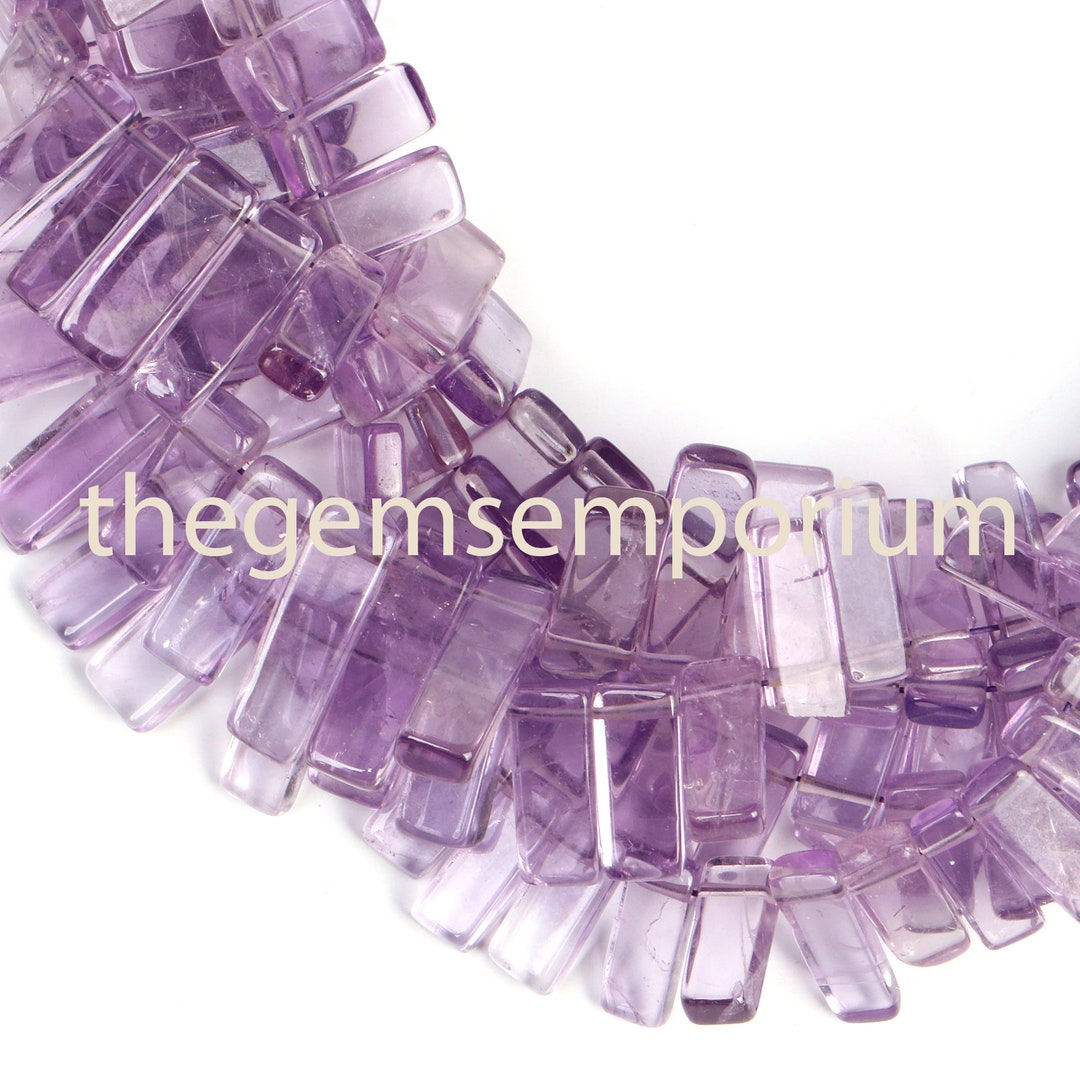 Amethyst Plain Stick Shape Beads, Amethyst Fancy Shape Beads, Amethyst ...