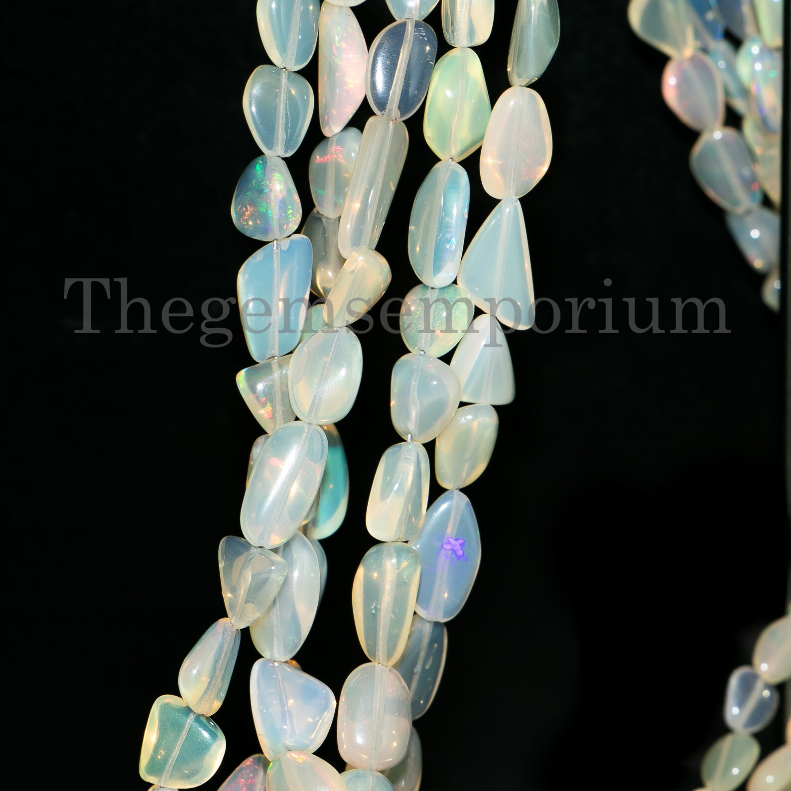 Natural Ethiopian Opal Plain Nugget Gemstone Beads Ethiopian | Etsy