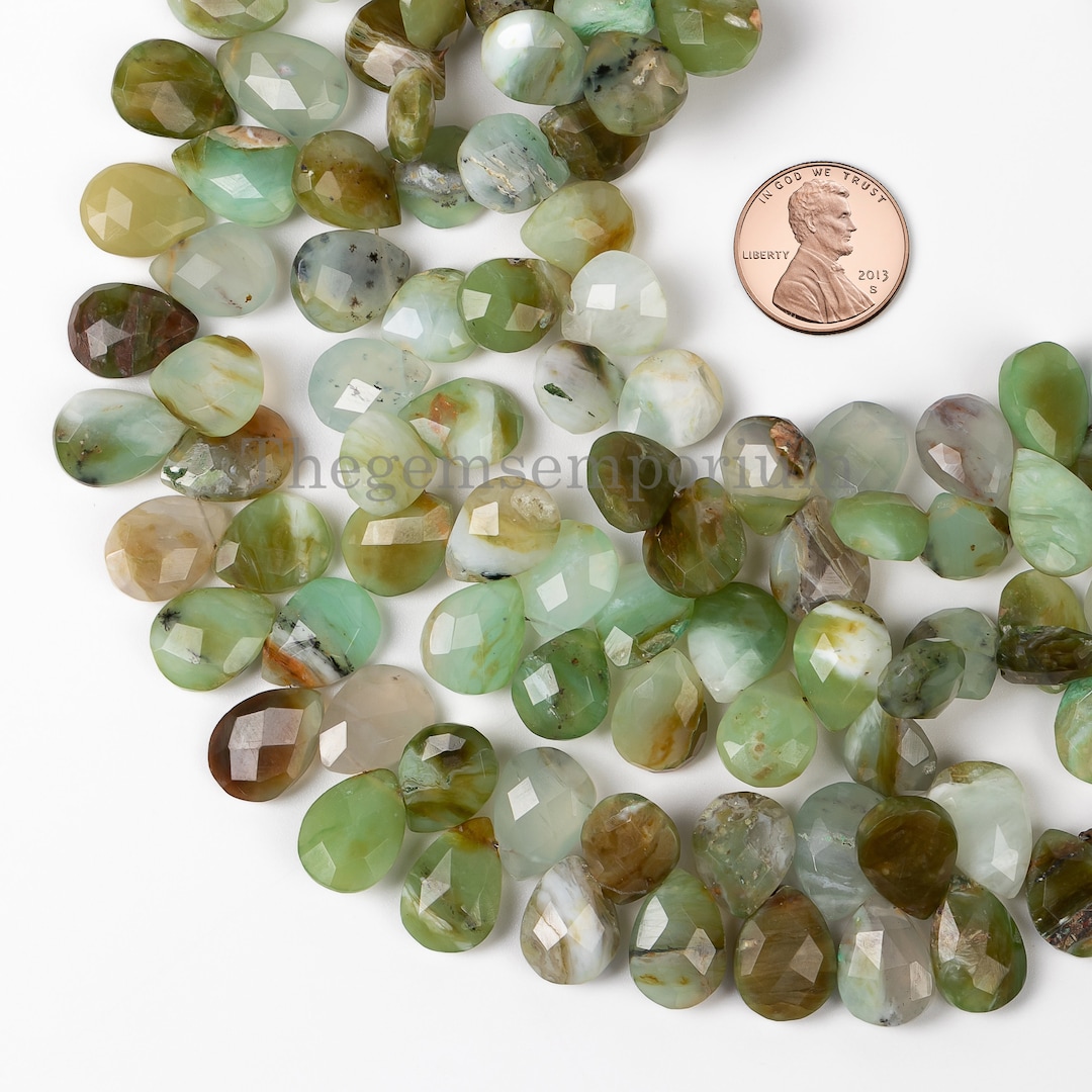 Top Quality Peruvian Opal Pear Shape Beads, Peru Opal Pear Shape Beads ...
