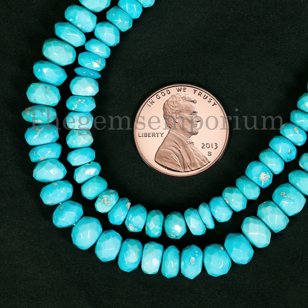 Natural 5-6 Mm Sleeping Beauty Turquoise Briolette Bead,turquoise ...