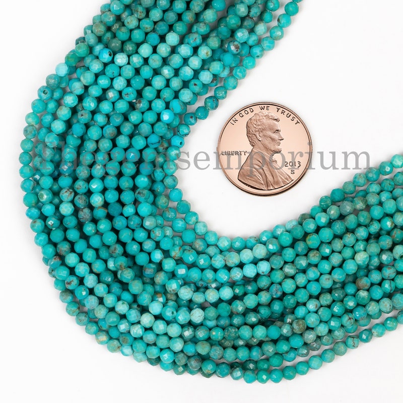 Rondelle Turquoise - Etsy