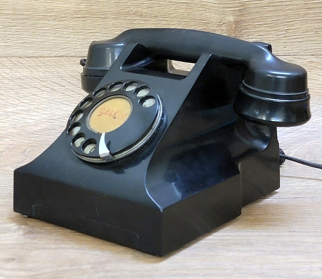 Vintage Bakelite Rotary Dial Phone: 1970s ITI Landline Telephone - Etsy