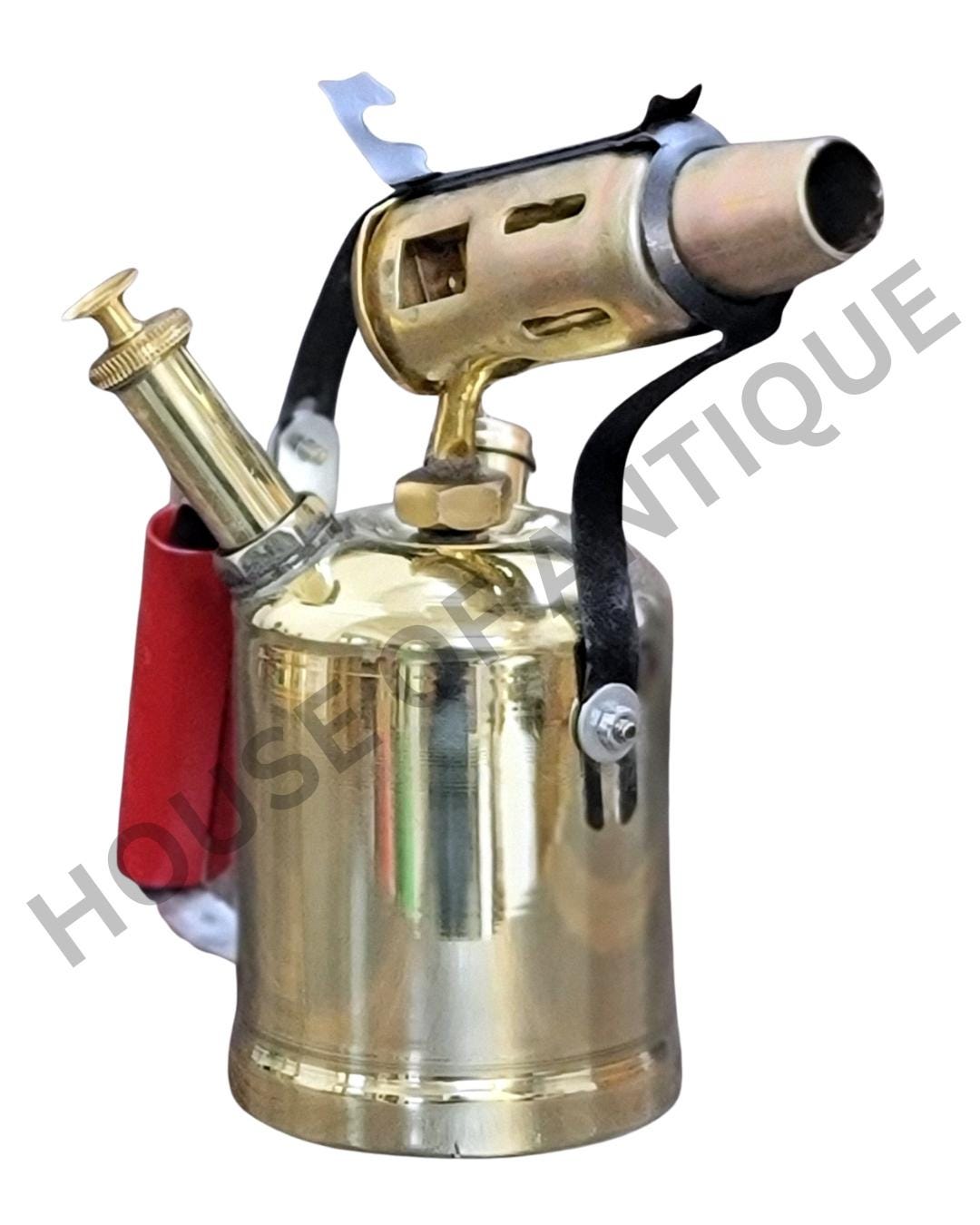 Antique-style Brass Blow Torch – Vintage Kerosene Lamp Retro Soldering ...