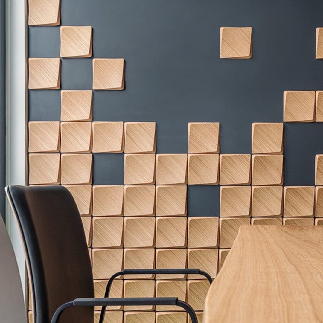 STELLAR Decorative 3D Wooden Wall Panel, Wall Art, Bent Plywood, Wall ...