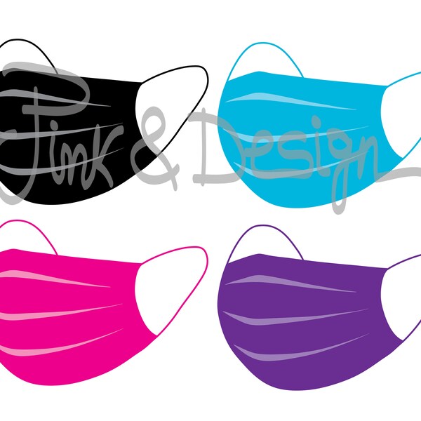 Nurse Mask Clipart - Etsy