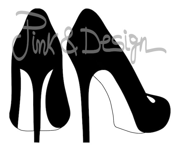 High Heels Svg Png Vector Files Decal Design Clip | Etsy