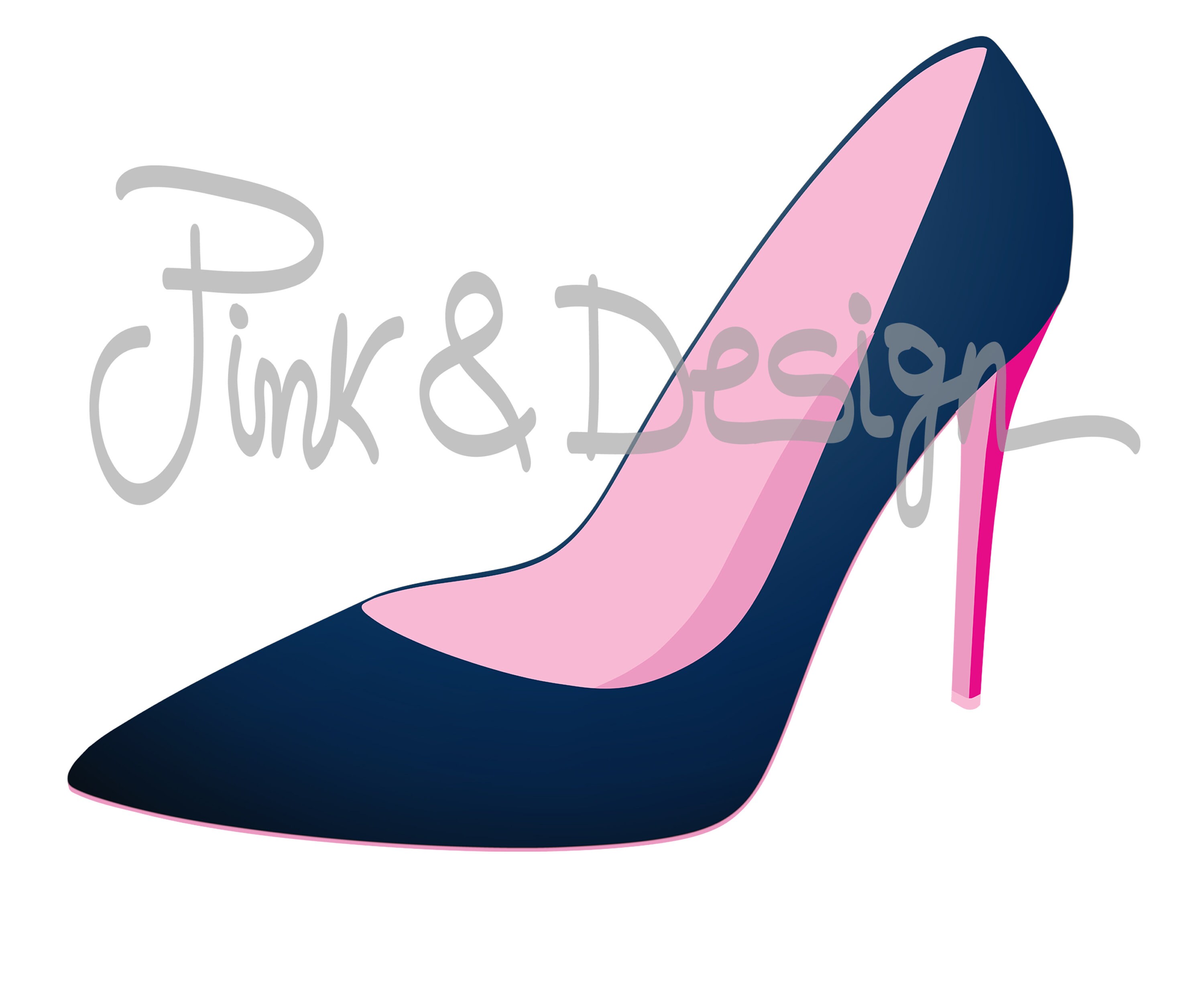 High Heels Png, File,vector Files, Clip Art,silhouettes Pink Shoes ...