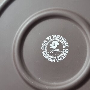 Vintage HORNSEA DANUBE Side Bread Plate Blue White Danish Scandi Style ...