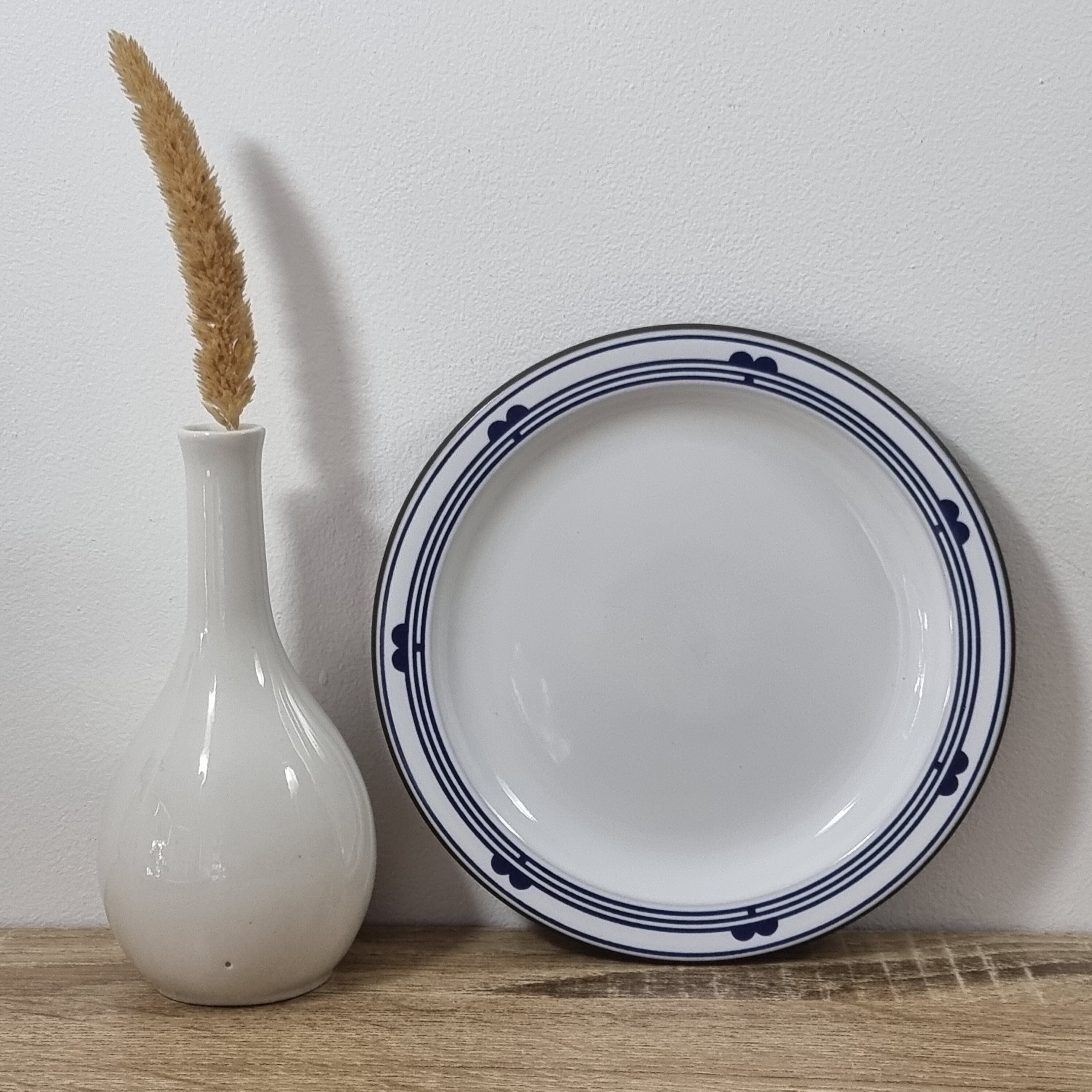 Vintage HORNSEA DANUBE Side Bread Plate Blue White Danish - Etsy