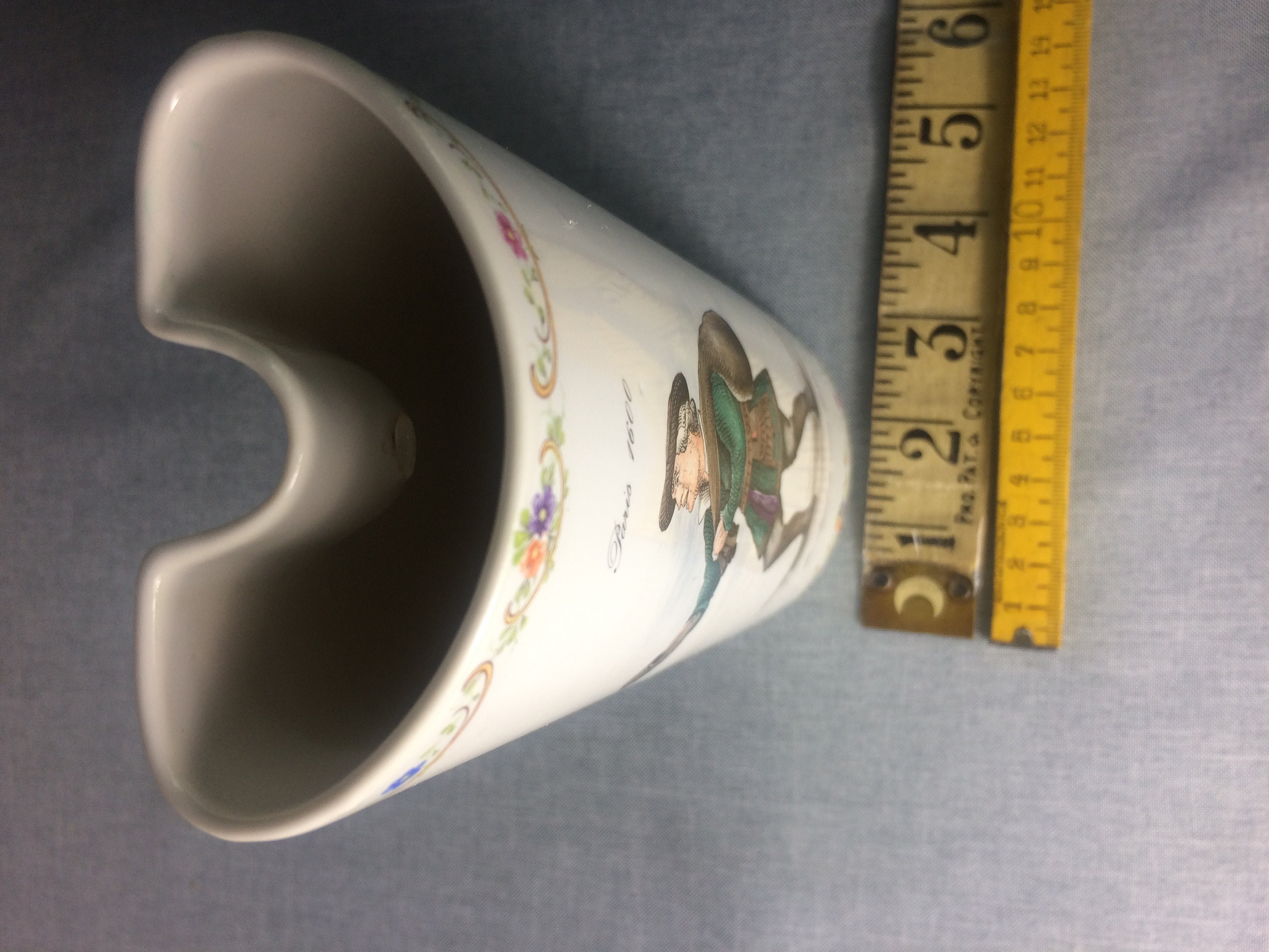 Wall Pocket Porcelain Radiator Humidifier SATURALUX EMS Vintage Ceramic ...