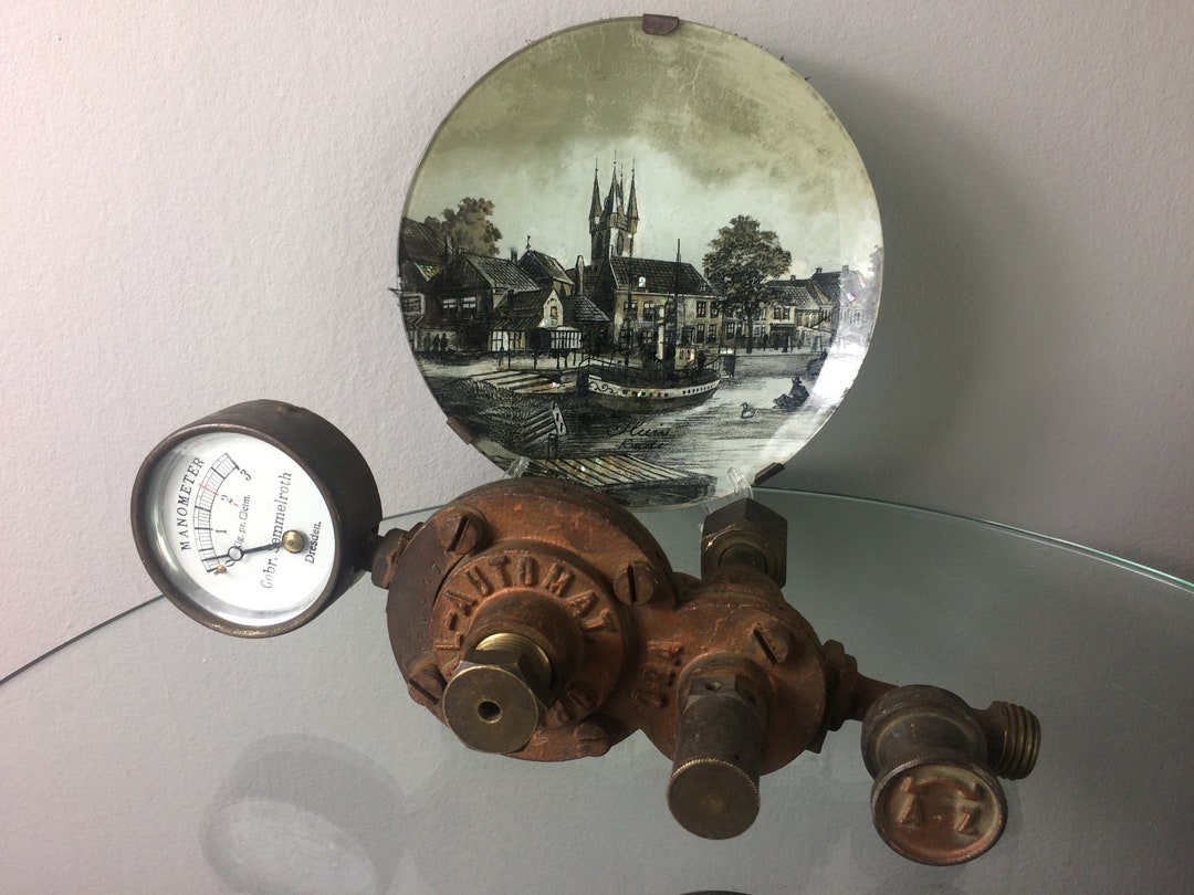 Antique Manometer by Semmelroth Dresden – Industrial Beer Equipment ...