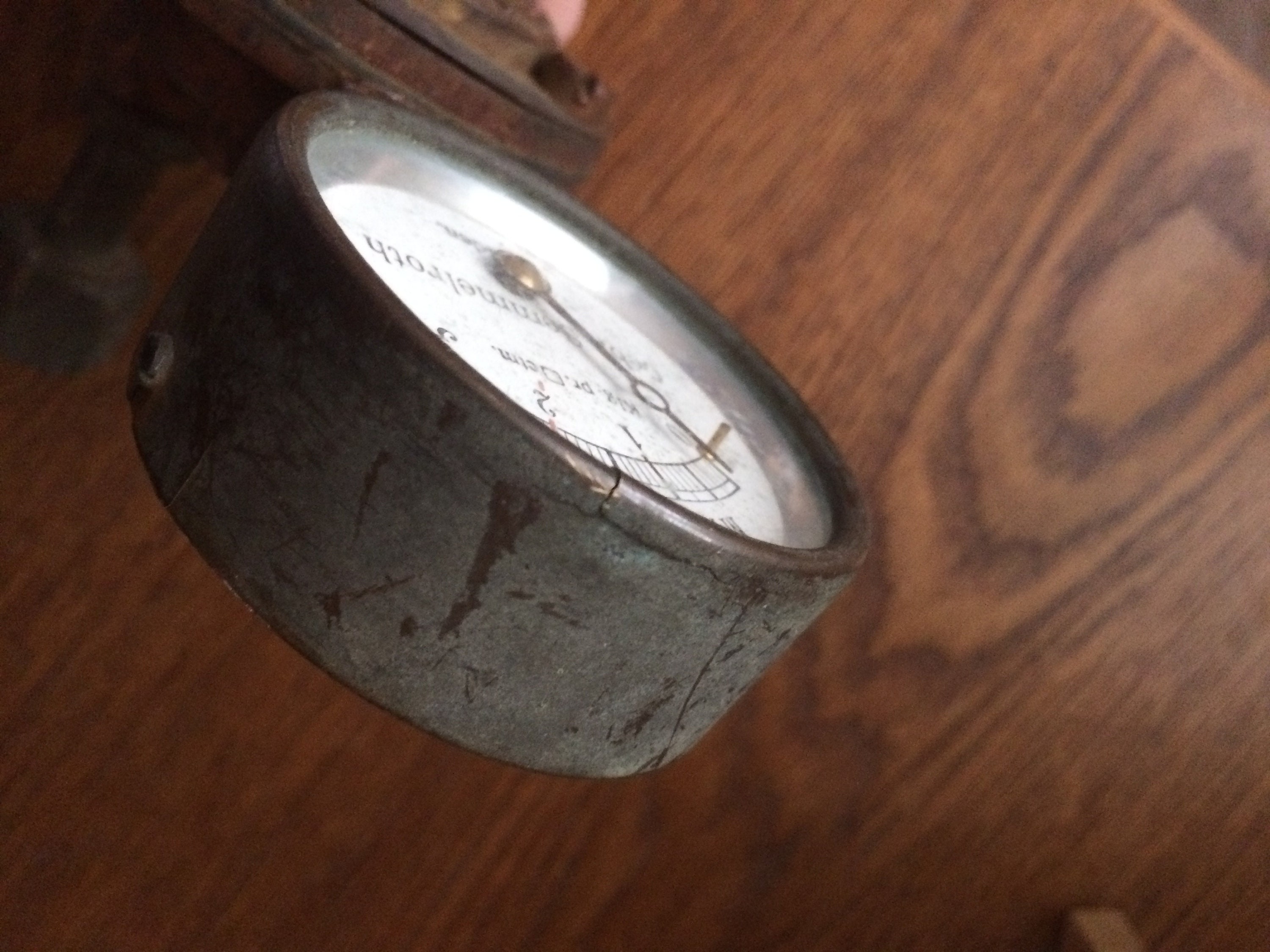 Antike Manometer Semmelroth Dresden, Ausrüstung Bier, industrielle ...