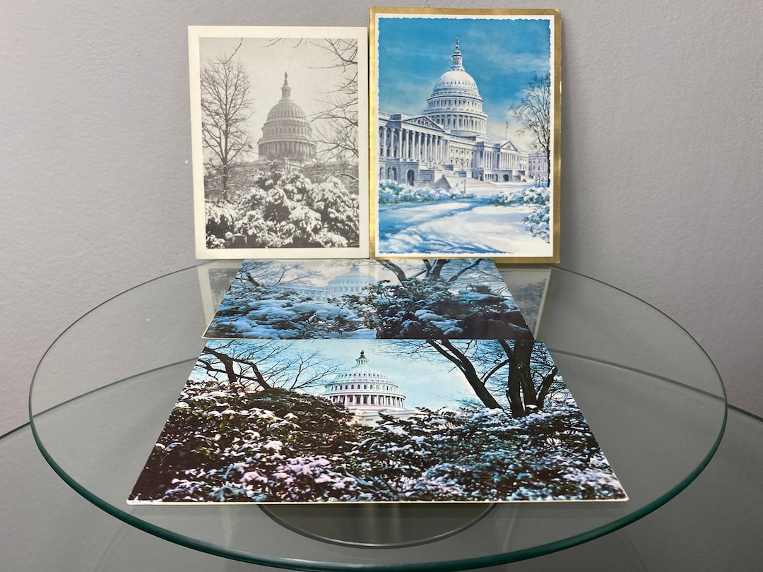 Set of 4 Vintage Postcards – 1970s Capitol Washington – Congressman ...