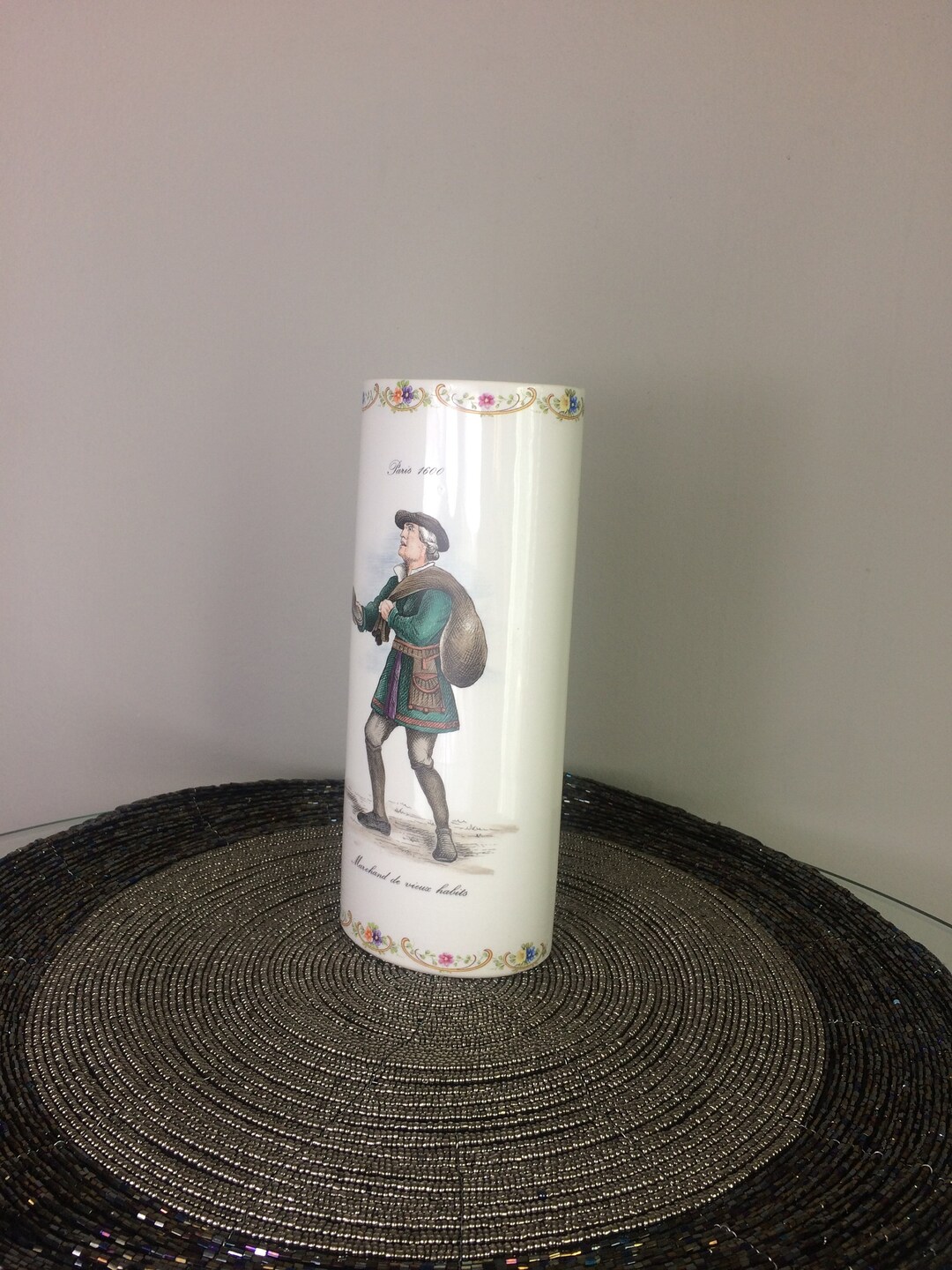 Wall Pocket Porcelain Radiator Humidifier SATURALUX EMS Vintage Ceramic ...